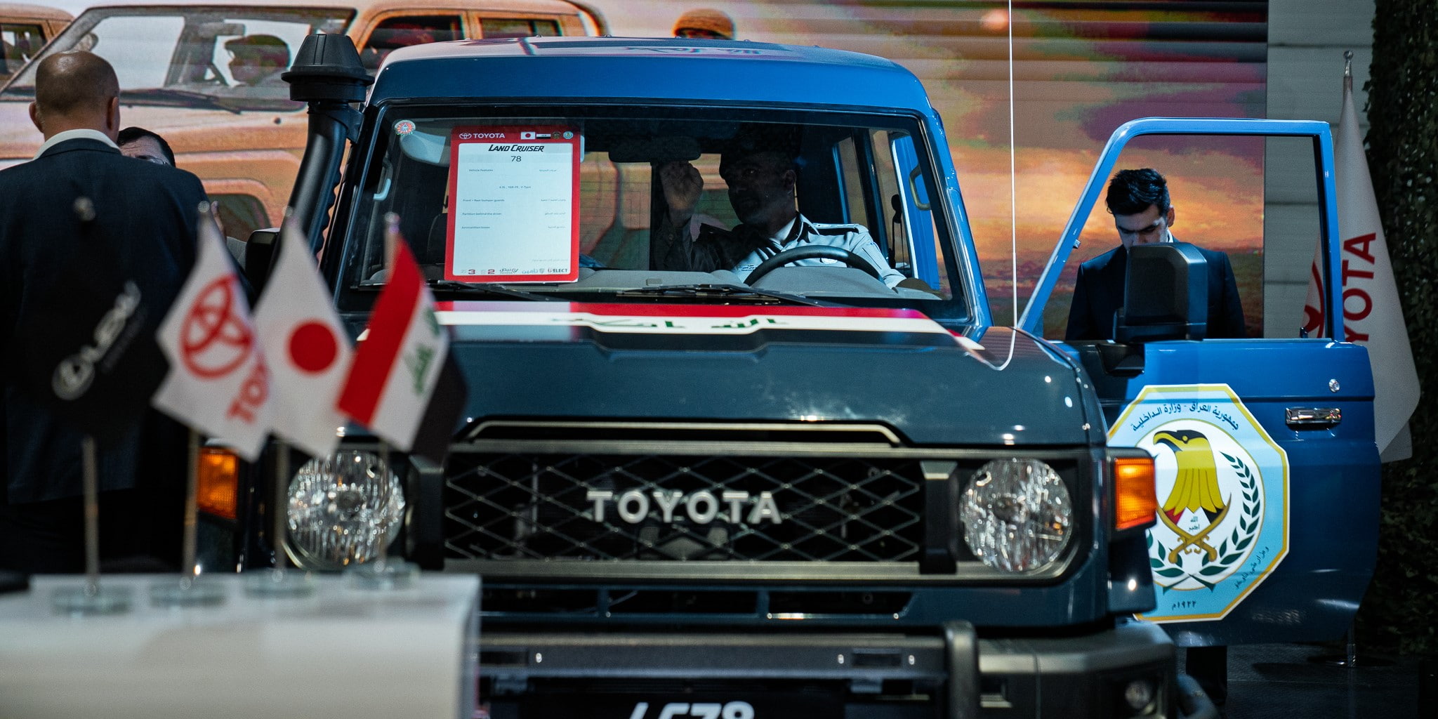 Toyota Iraq at the Security and Defense Exhibition IQDEX