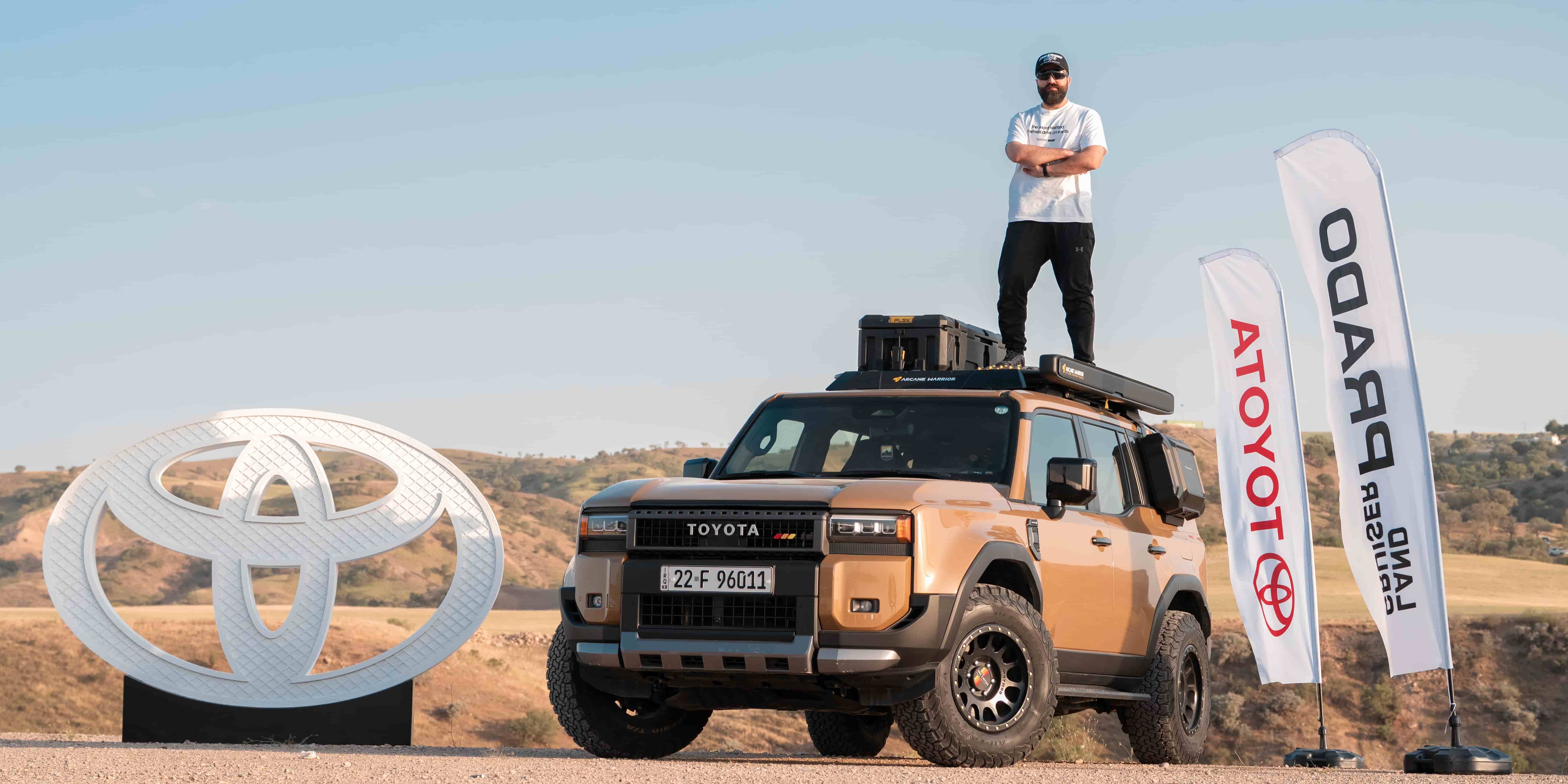 Toyota Iraq Hosts the Prado Off-Road Event in Senk Hills