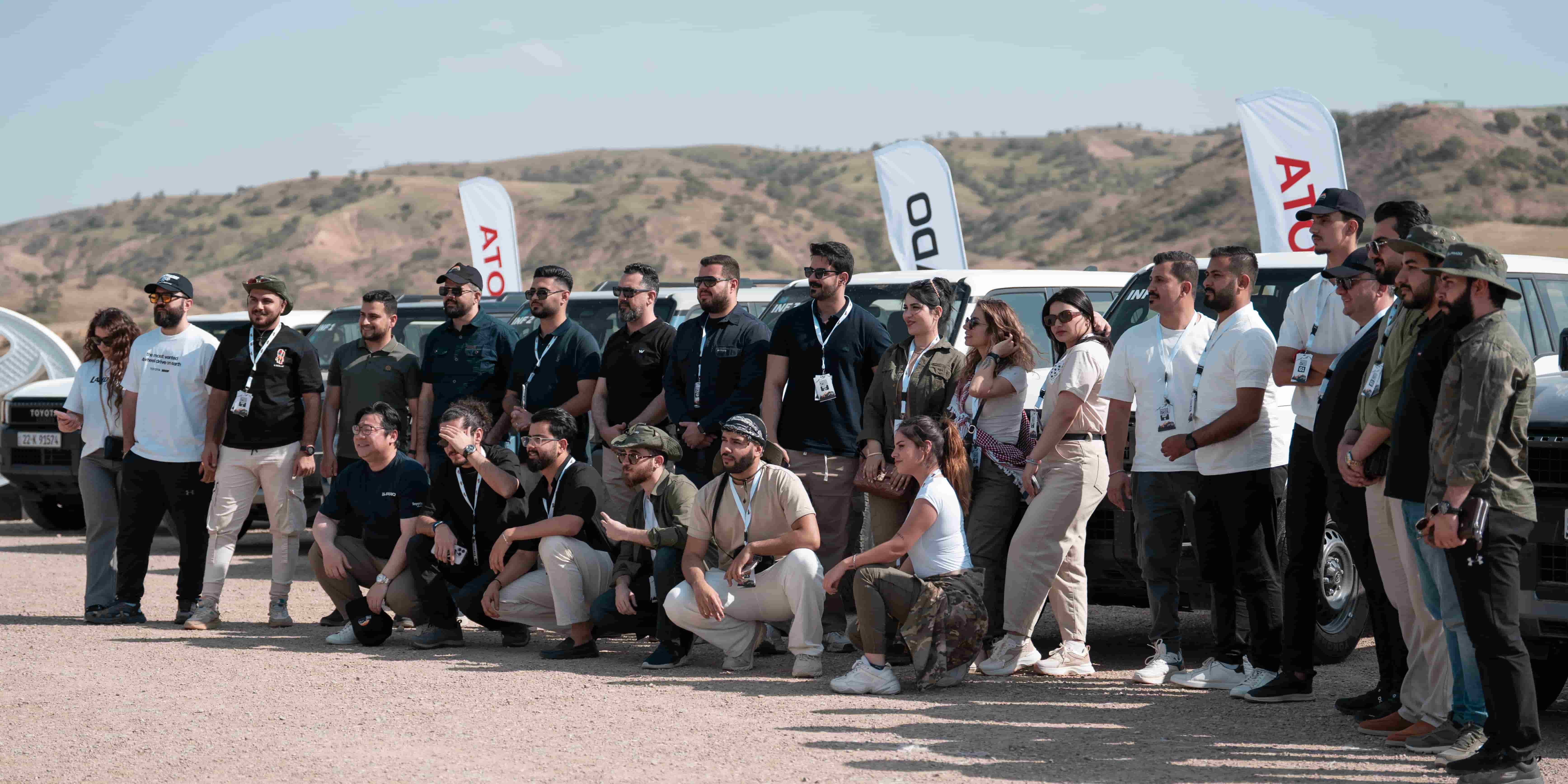 Toyota Iraq Hosts the Prado Off-Road Event in Senk Hills