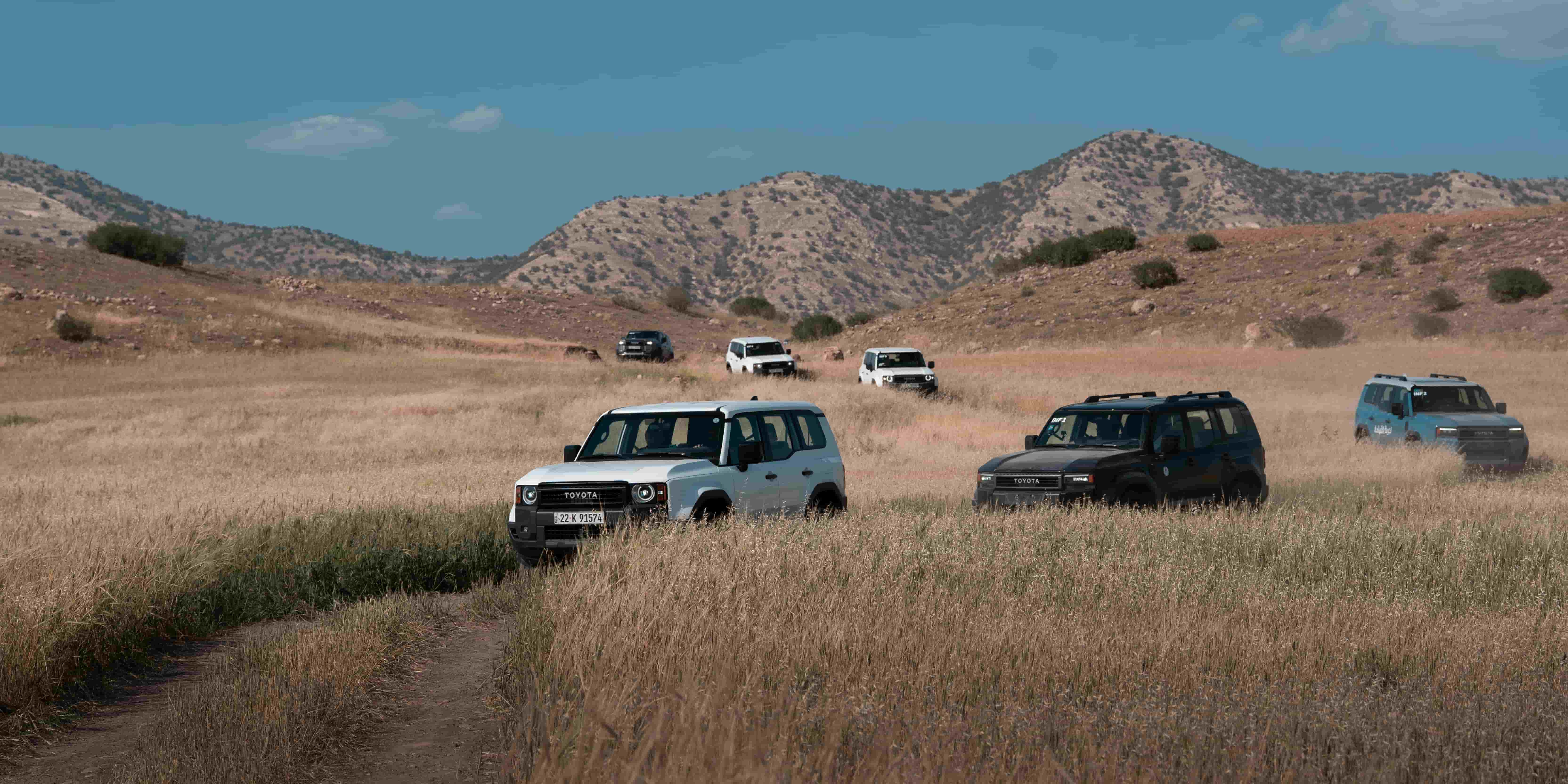 Toyota Iraq Hosts the Prado Off-Road Event in Senk Hills